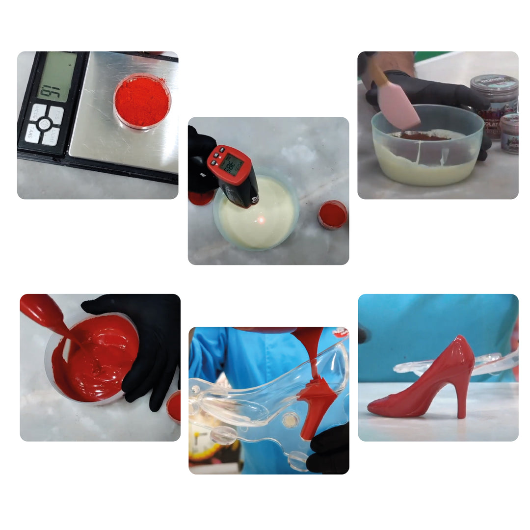 Color Liposoluble en Polvo para Chocolate 0.35 oz (Fat Soluble Color P ...